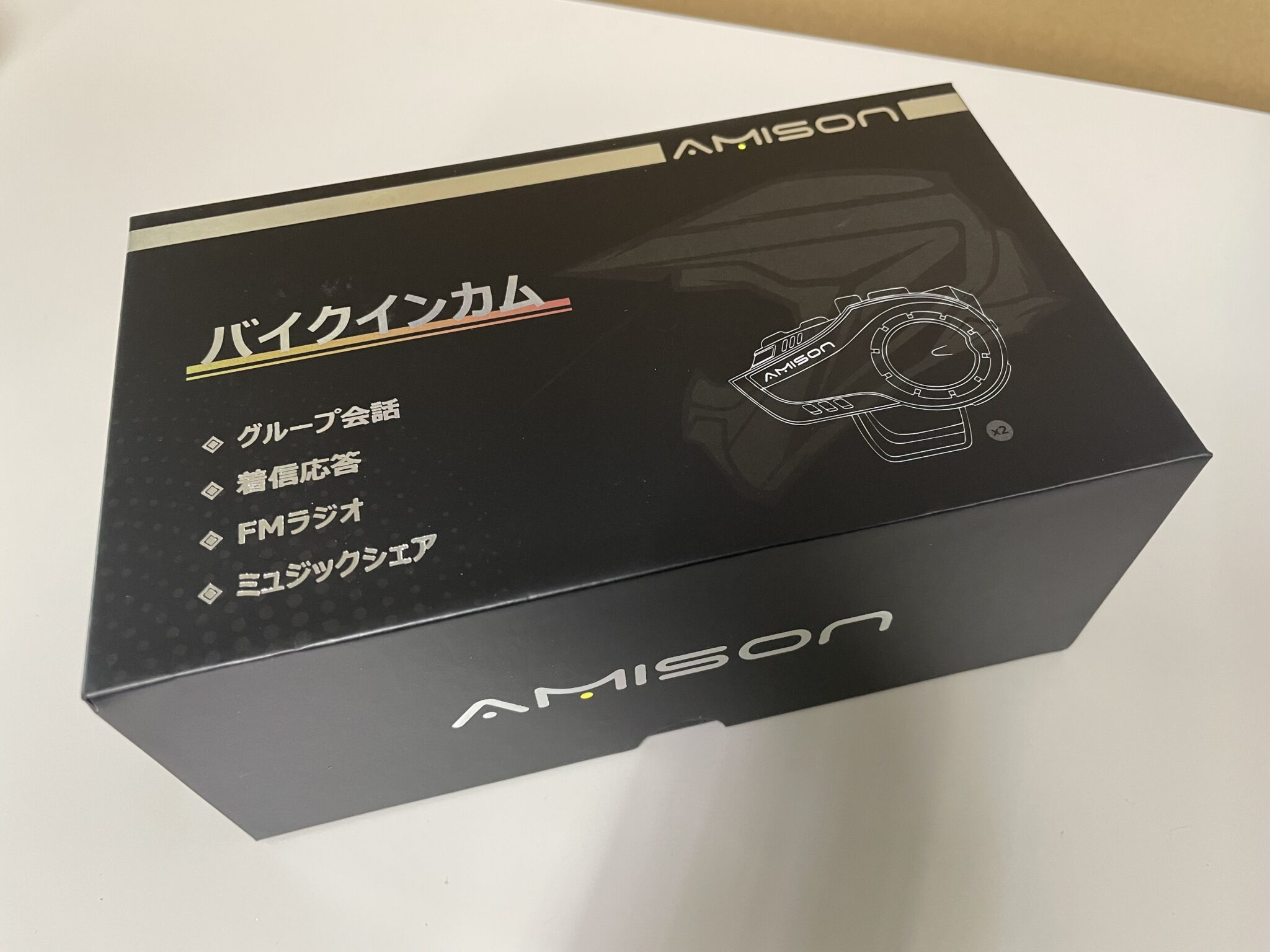 タンデム用にamison M10という中華インカム買いました！|Bluetooth|ペアリング簡単